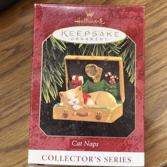 Hallmark | Holiday | Vintage Hallmark Catin A Suitcase Catnap Series ...